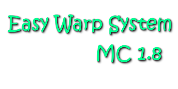 Easy Warp System + Schilder | MC 1.8 | SpigotMC - High Performance Minecraft Community
